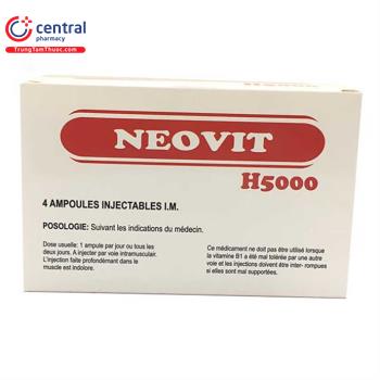 [CHÍNH HÃNG] Thuốc Neovit H5000 - Thuốc cung cấp vitamin nhóm B