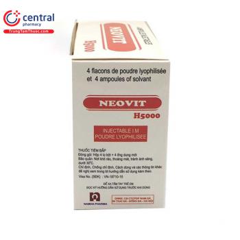 [CHÍNH HÃNG] Thuốc Neovit H5000 - Thuốc cung cấp vitamin nhóm B