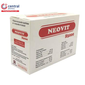 [CHÍNH HÃNG] Thuốc Neovit H5000 - Thuốc cung cấp vitamin nhóm B