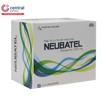 Neubatel (Gabapentin 300mg) - Thuốc điều trị động kinh cục bộ