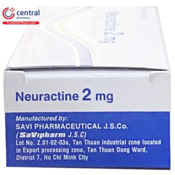 Thuốc Neuractine 2mg: Chỉ định và lưu ý sử dụng