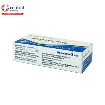 Thuốc Neuractine 2mg: Chỉ định và lưu ý sử dụng