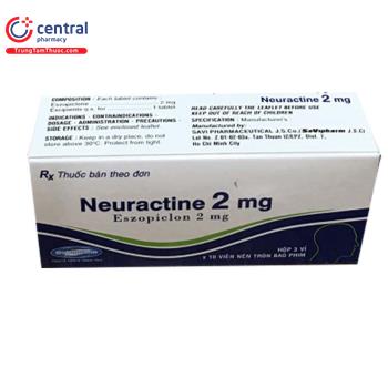 Thuốc Neuractine 2mg: Chỉ định và lưu ý sử dụng
