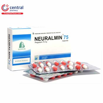 [CHÍNH HÃNG] Thuốc Neuralmin 75 trị đau thần kinh, động kinh cục bộ