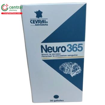 Thuốc Neuro 365 (Lọ 30 viên) - Hỗ trợ tăng cường tuần hoàn máu não