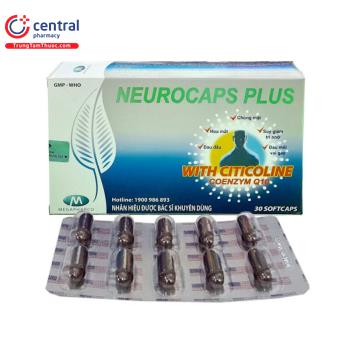 [CHÍNH HÃNG] Thuốc Neurocaps Plus - tăng cường tuần hoàn máu não
