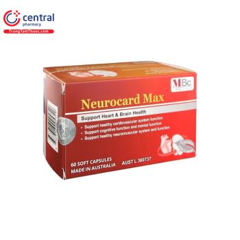 [CHÍNH HÃNG] Thuốc Neurocard Max cho tim mạch khoẻ, thần kinh tốt