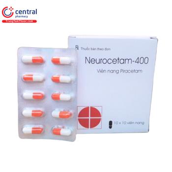 Thuốc Neurocetam-400 giúp điều trị rối loạn thiểu năng vỏ não, choáng