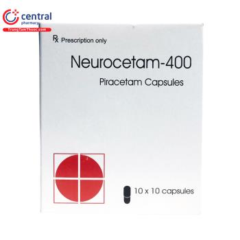 Thuốc Neurocetam-400 giúp điều trị rối loạn thiểu năng vỏ não, choáng