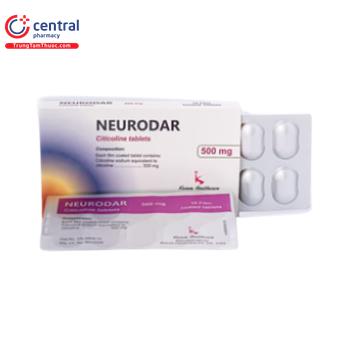 Thuốc Neurodar - Cải thiện trí nhớ, giảm tình trạng sa sút trí tuệ