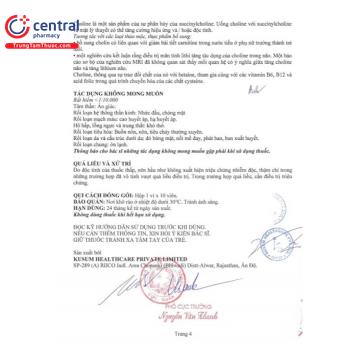 Thuốc Neurodar - Cải thiện trí nhớ, giảm tình trạng sa sút trí tuệ