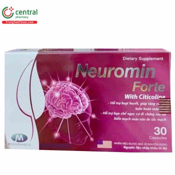 Thuốc Neuromin Forte hỗ trợ hoạt huyết và tăng cường tuần hoàn não