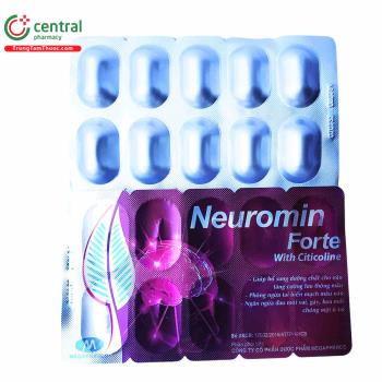 Thuốc Neuromin Forte hỗ trợ hoạt huyết và tăng cường tuần hoàn não