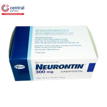 Thuốc Neurontin (Gabapentin) 300mg: Tác dụng - Cách dùng và Giá bán