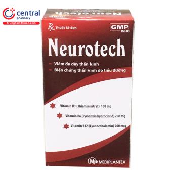 [CHÍNH HÃNG] Thuốc Neurotech điều trị bệnh lý thần kinh