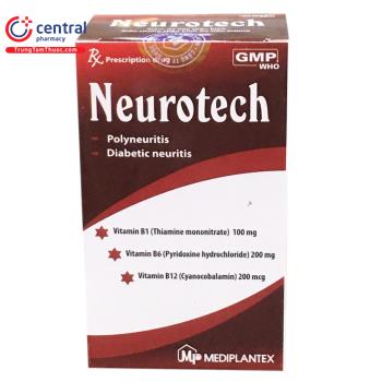 [CHÍNH HÃNG] Thuốc Neurotech điều trị bệnh lý thần kinh