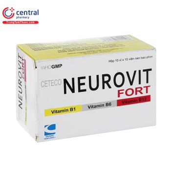 Thuốc Ceteco Neurovit Fort - điều trị viêm dây thần kinh ngoại vi