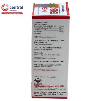 [CHÍNH HÃNG] Thuốc New Eascof 100ml giảm ho long đờm