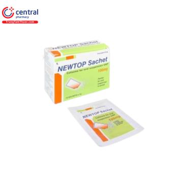 Thuốc Newtop Sachet 100mg (Hộp 10 gói x 1g) - Thuốc điều trị nhiễm khuẩn của Maxim