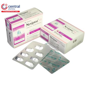 Thuốc Nexipraz 40 - Điều trị trào ngược dạ dày - thực quản