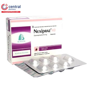 Thuốc Nexipraz 40 - Điều trị trào ngược dạ dày - thực quản