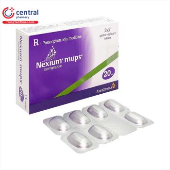 Thuốc Nexium Mups 20mg điều trị loét dạ dày tá tràng