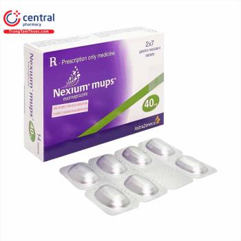 Thuốc trị viêm loét dạ dày tá tràng Nexium Mups 40mg AstraZeneca