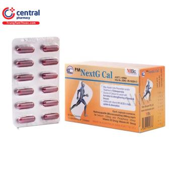 Thuốc PM NextG Cal - Bổ sung canxi cho người thiếu canxi và bà bầu