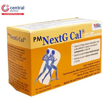 Thuốc PM NextG Cal - Bổ sung canxi cho người thiếu canxi và bà bầu