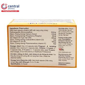 Thuốc PM NextG Cal - Bổ sung canxi cho người thiếu canxi và bà bầu