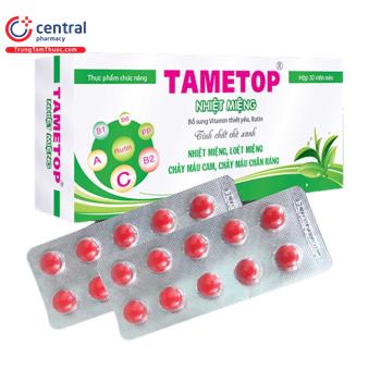 [CHÍNH HÃNG] Thuốc Nhiệt Miệng Tametop (dạng viên)