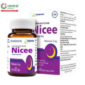 Thuốc Nicee - Hỗ trợ điều trị mất ngủ, giúp ngủ ngon, ngủ sâu giấc