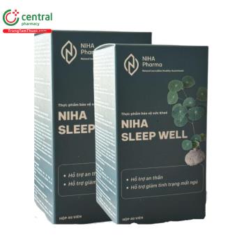 Niha Sleep Well - thư giãn tinh thần, cải thiện chất lượng giấc ngủ