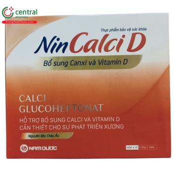 Thuốc Nin Calci D - Bổ sung Canxi và vitamin D giúp chắc khỏe xương