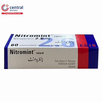 Thuốc Nitromint 2,6mg ngăn ngừa các cơn đau thắt ngực, suy tim