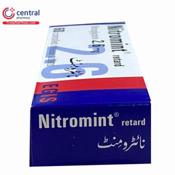 Thuốc Nitromint 2,6mg ngăn ngừa các cơn đau thắt ngực, suy tim