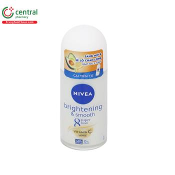Lăn khử mùi Nivea Brightening & Smooth Vitamin C - Giảm thâm sạm