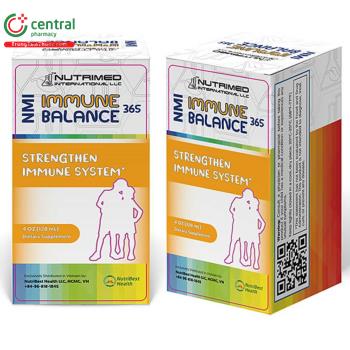 Thuốc NMI Immune Balance 365 - Tăng sức đề kháng, bảo vệ bé yêu