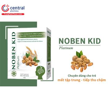 [CHÍNH HÃNG] Cốm Noben Kid Platinum - não thông minh, bé xinh sáng dạ