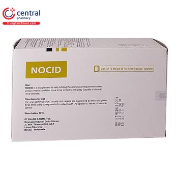 Thuốc Nocid - Bổ sung acid amin cho người suy thận