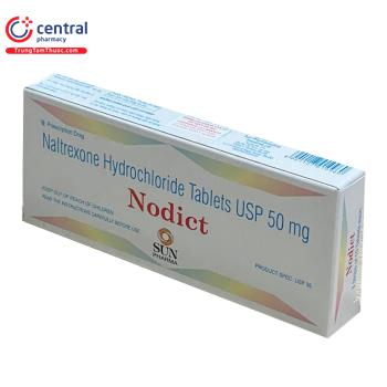 [CHÍNH HÃNG] Thuốc cai rượu Nodict 50mg: tác dụng, giá thuốc