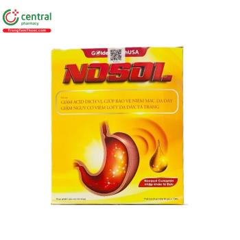 Thuốc dạ dày NOSOL - giảm nhanh triệu chứng đau rát, ợ hơi