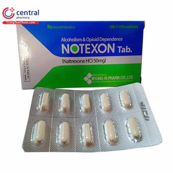 [CHÍNH HÃNG] Thuốc Notexon Tab. - Hỗ trợ cai nghiện rượu