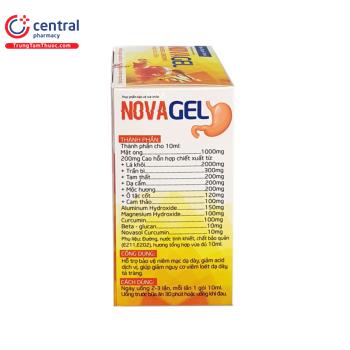 [CHÍNH HÃNG] Novagel hỗn dịch uống hỗ trợ giảm đau dạ dày