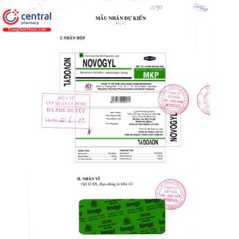 Thuốc Novogyl 750000IU/125mg - Kháng sinh cho răng miệng hiệu quả tốt