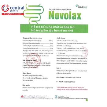 [CHÍNH HÃNG] Novolax hỗ trợ điều trị các bệnh đường tiêu hóa