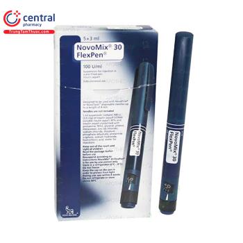 Thuốc Novomix 30 FlexPen 100IU/ml 3ml - Thuốc điều trị tiểu đường