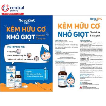 [CHÍNH HÃNG] Siro NovoZinC Drops bổ sung kẽm cho cơ thể khỏe mạnh