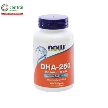 Thuốc Now DHA-250 tăng cường sức khỏe não bộ, phòng ngừa các bệnh tim mạch