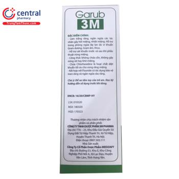[CHÍNH HÃNG] Nước súc miệng Garub 3M - Bảo vệ răng miệng của bạn